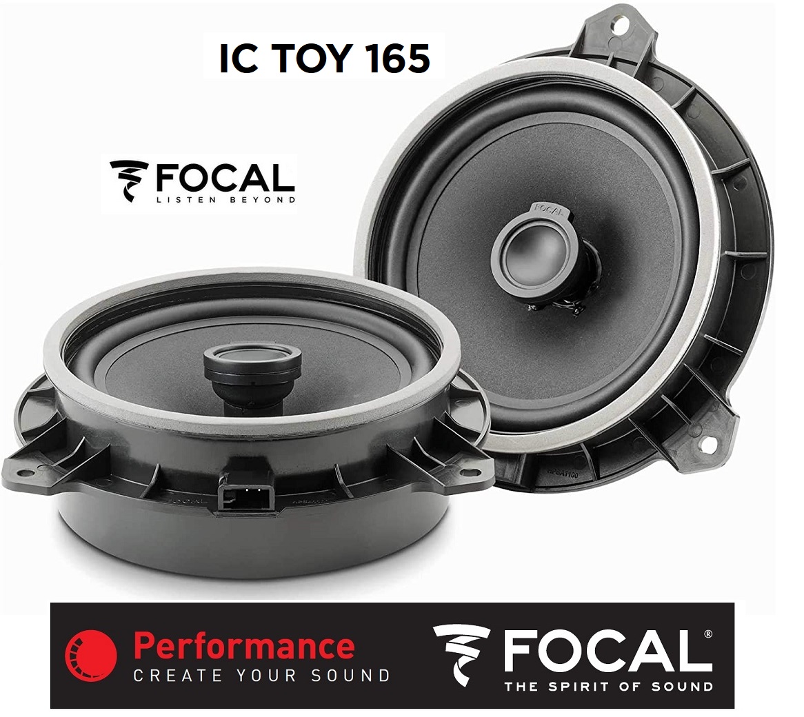 Focal ICTOY165 Inside 2-Wege 16,5cm Koax Lautsprecher für Toyota und Lexus Fahrzeuge Focal IC ...